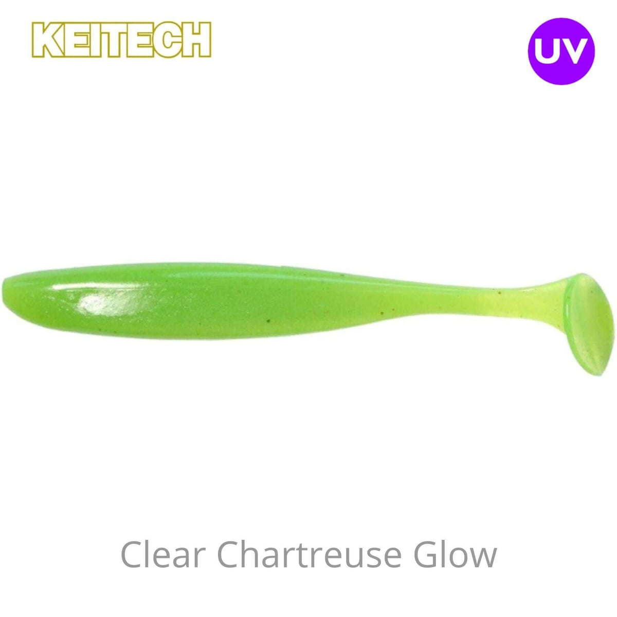 Keitech - Easy Shiner Jigi 2" 12kpl | Clear Chartreuse Glow